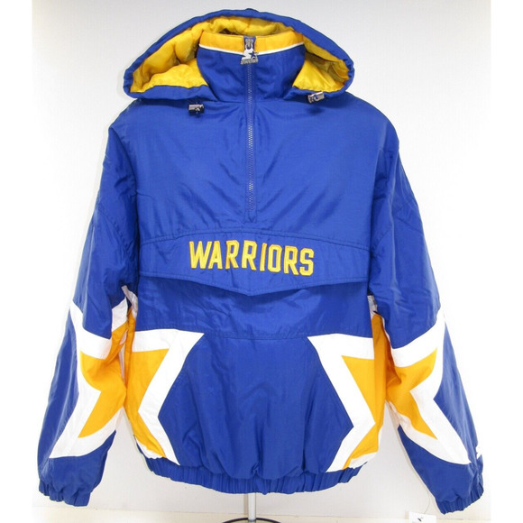 STARTER | Jackets & Coats | Mens Nba Pullover Blue Yellow Jacket ...